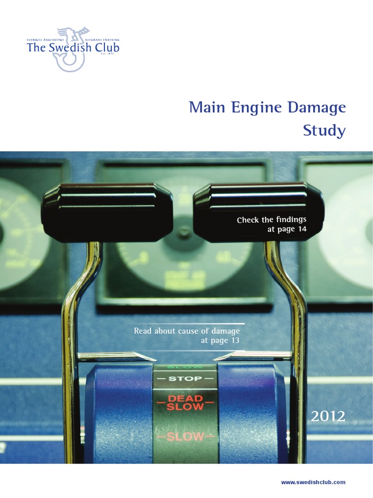 Main Engine Damage Analysis Report | PDF | Diesel Engine | Turbocharger