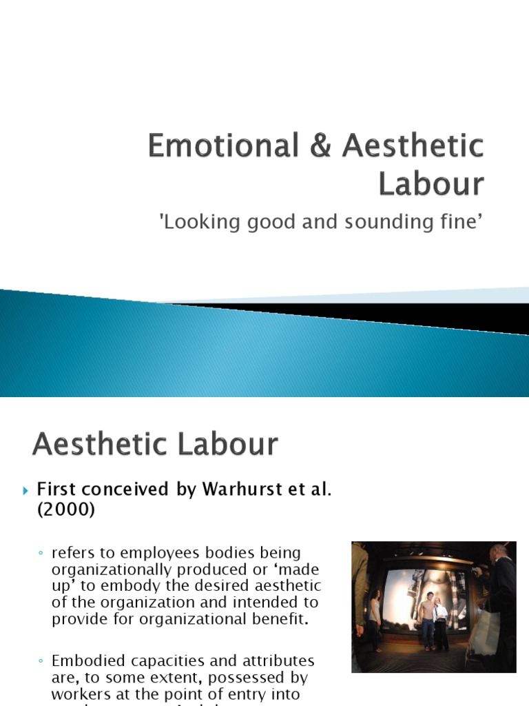 Aesthetic Labour in Modern Employment | PDF | Employment | Business