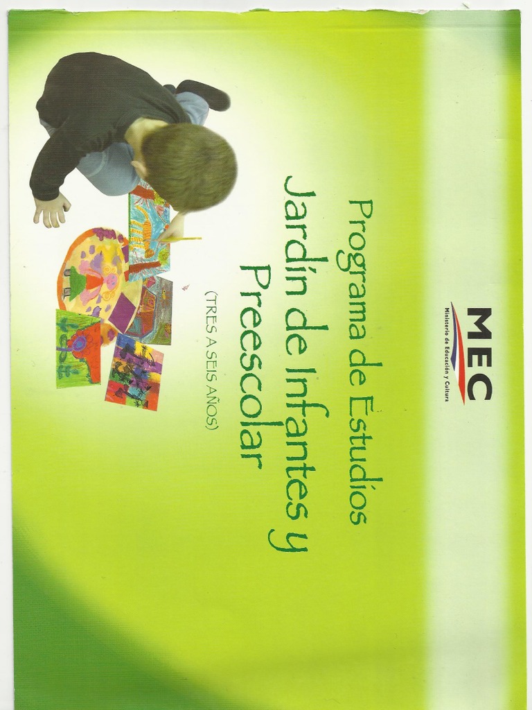 Programa de Estudios_Jardín de Infantes y Preescolar_Paraguay | PDF