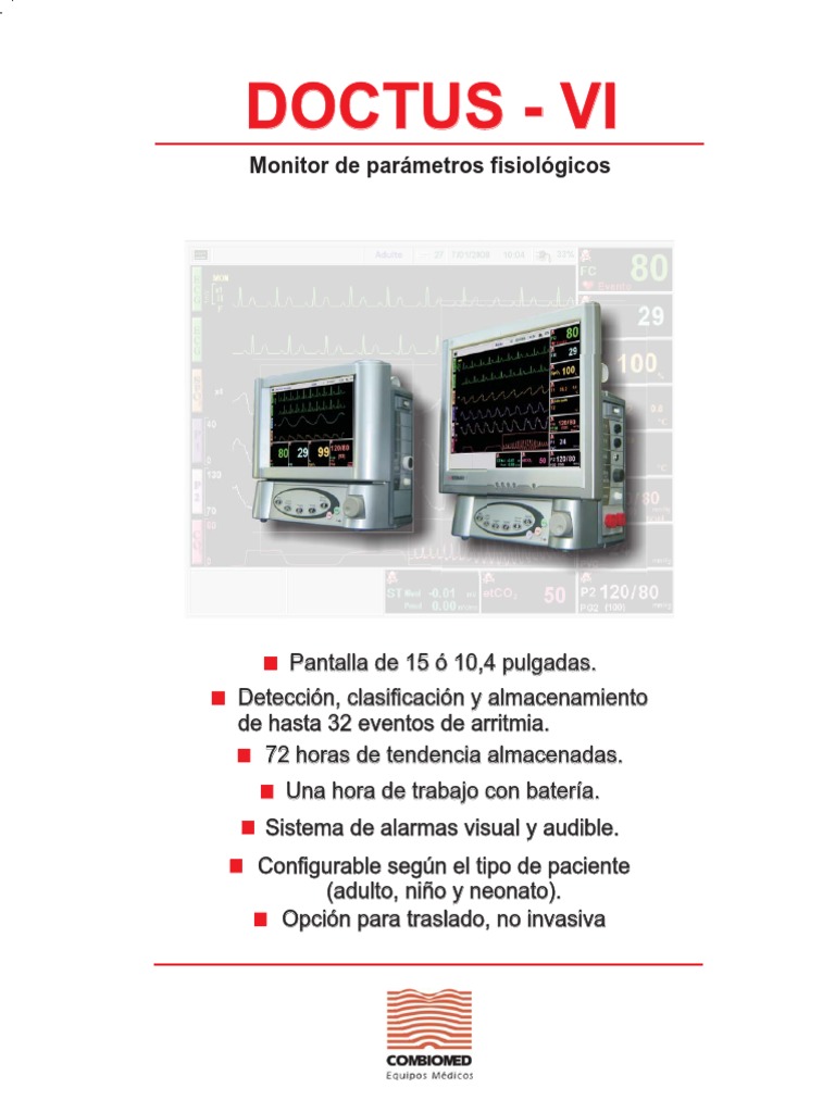 Doctus Vi Catalogo Espanol | PDF | Electrocardiografia | Naturaleza