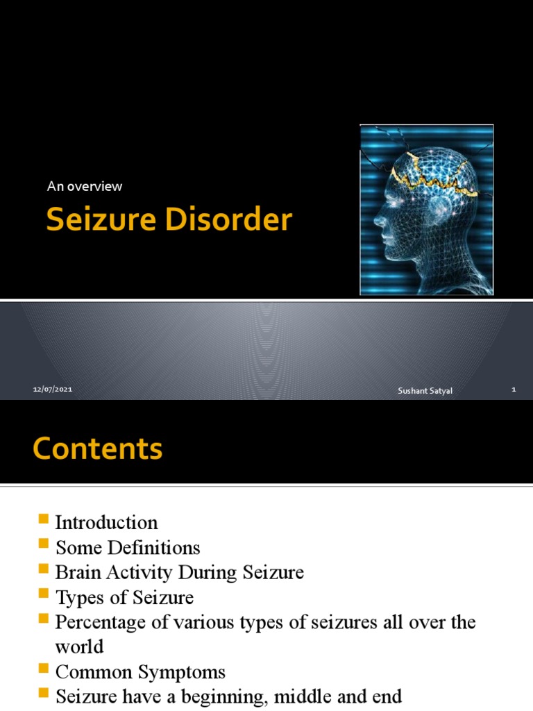 Seizure Disorder: An Overview | PDF | Clinical Medicine | Epilepsy