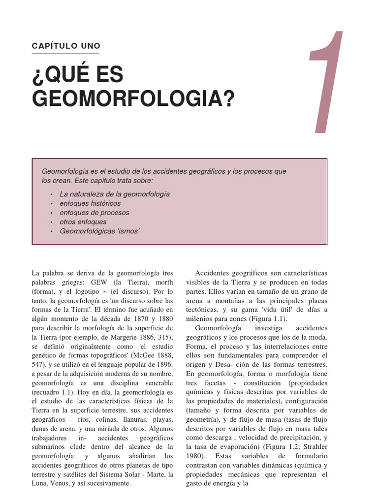 Fundamentals of Geomorphology | PDF | Geomorfología | Geografía