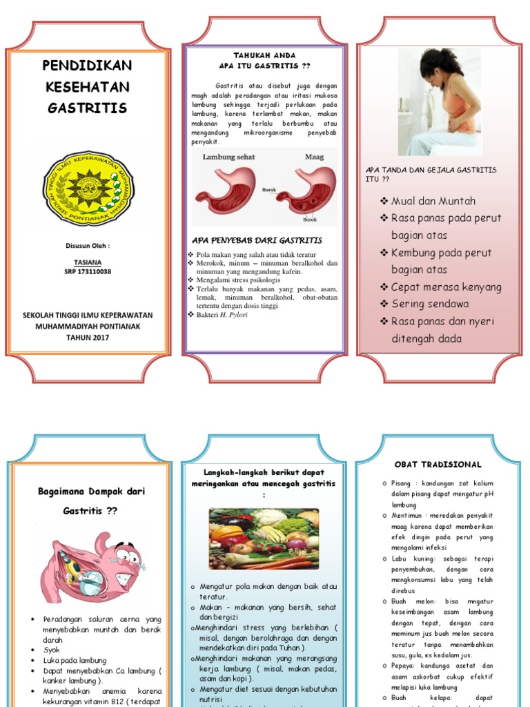 Leaflet Gastritis | PDF