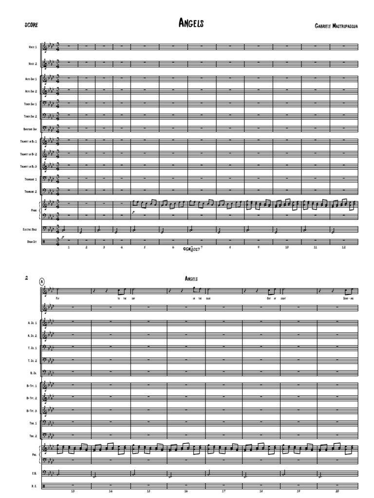 Angels - Score | PDF