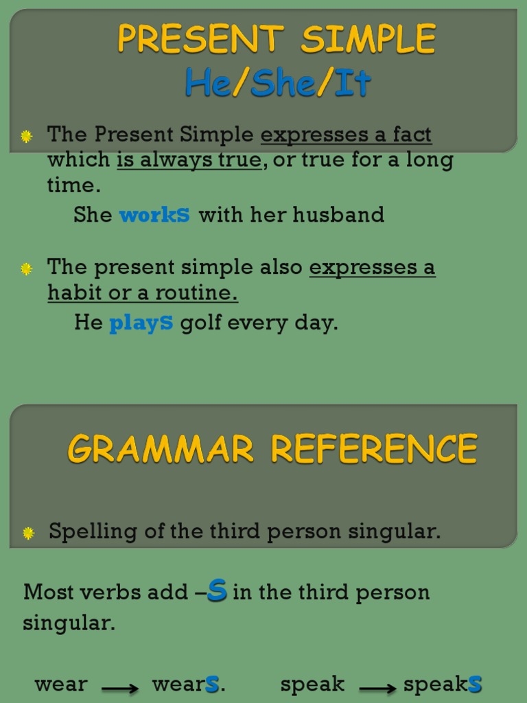 Present Simple | Download Free PDF | Question | Semiotics