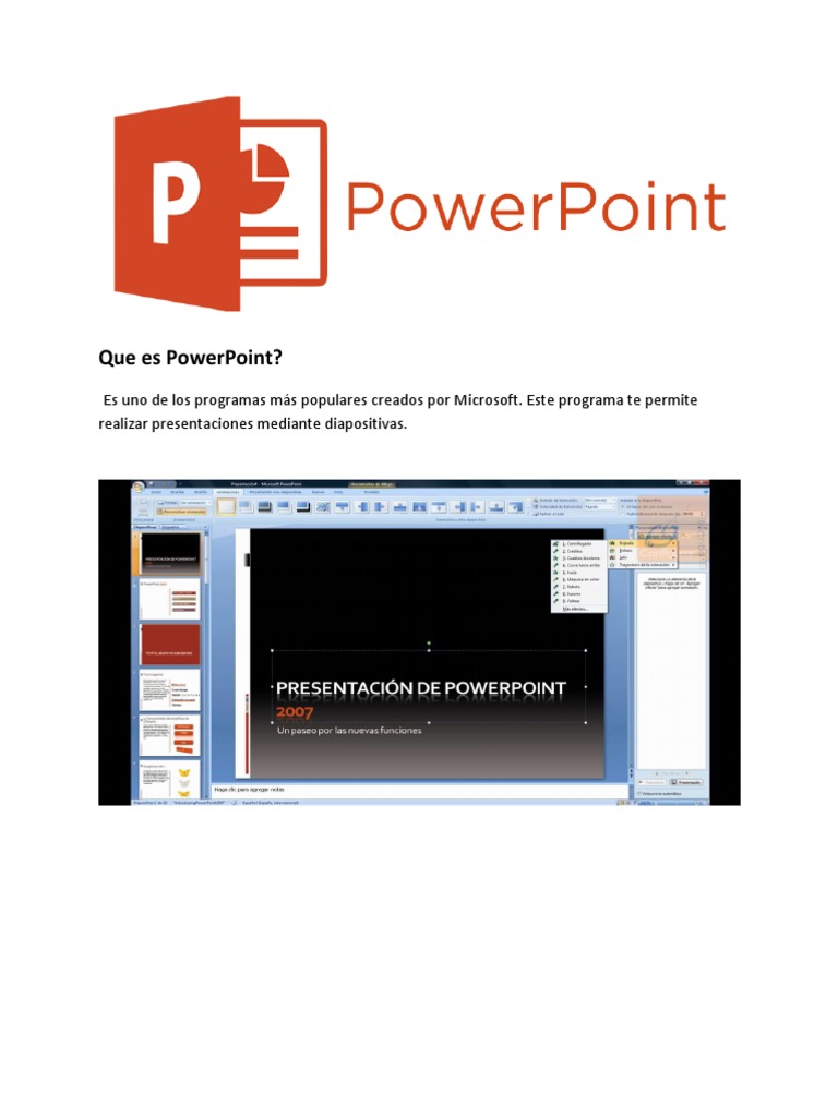 Que es PowerPoint? | Microsoft Power Point | Animation