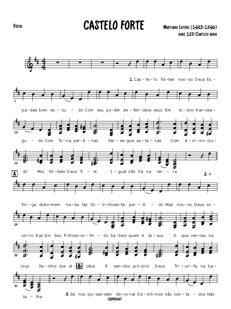 Castelo Forte - Vocals | PDF