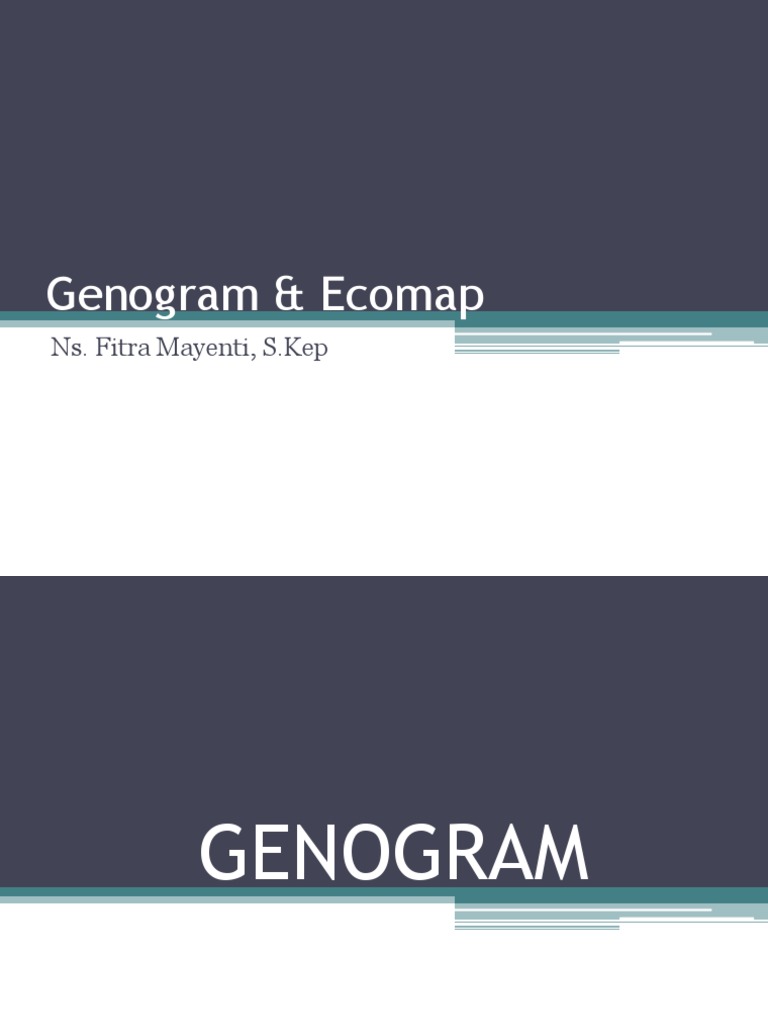 Panduan Genogram dan Ecomap Keluarga | PDF | Kesehatan Holistik
