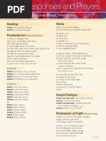 Catholic Mass One Sheet Booklet | PDF | Mass (Liturgy) | God The Father