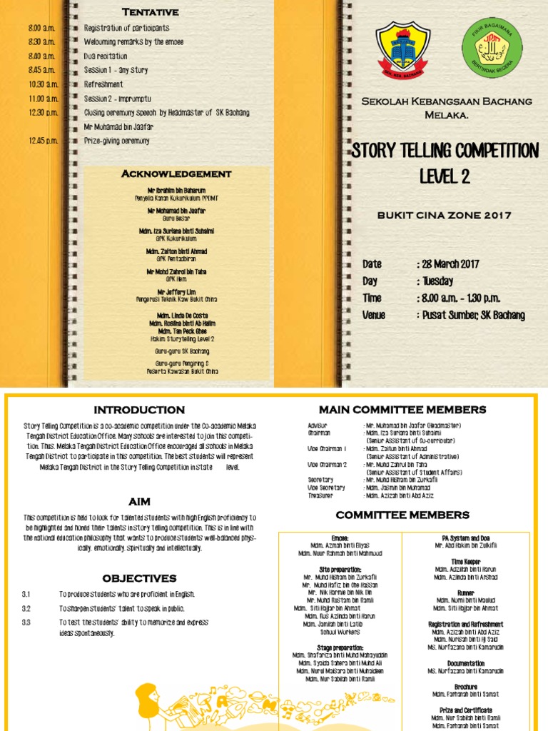 Storytelling Brochure | PDF | Leisure