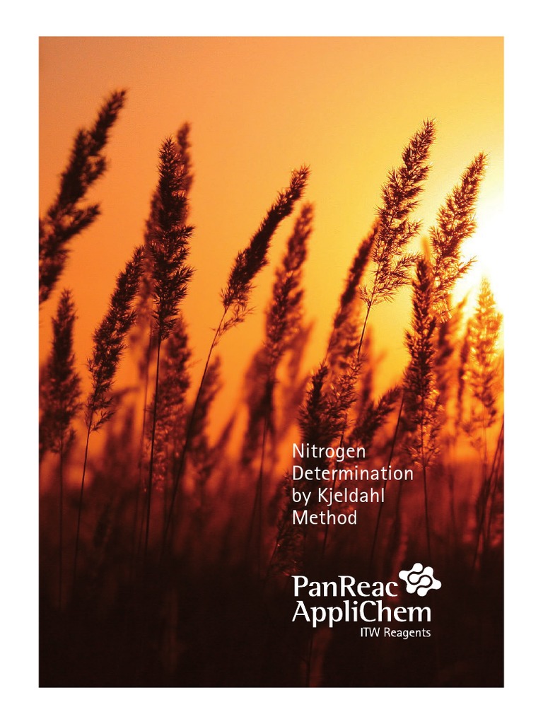 Nitrogen Determination by Kjeldahl Method | PDF | Titration | Chemistry