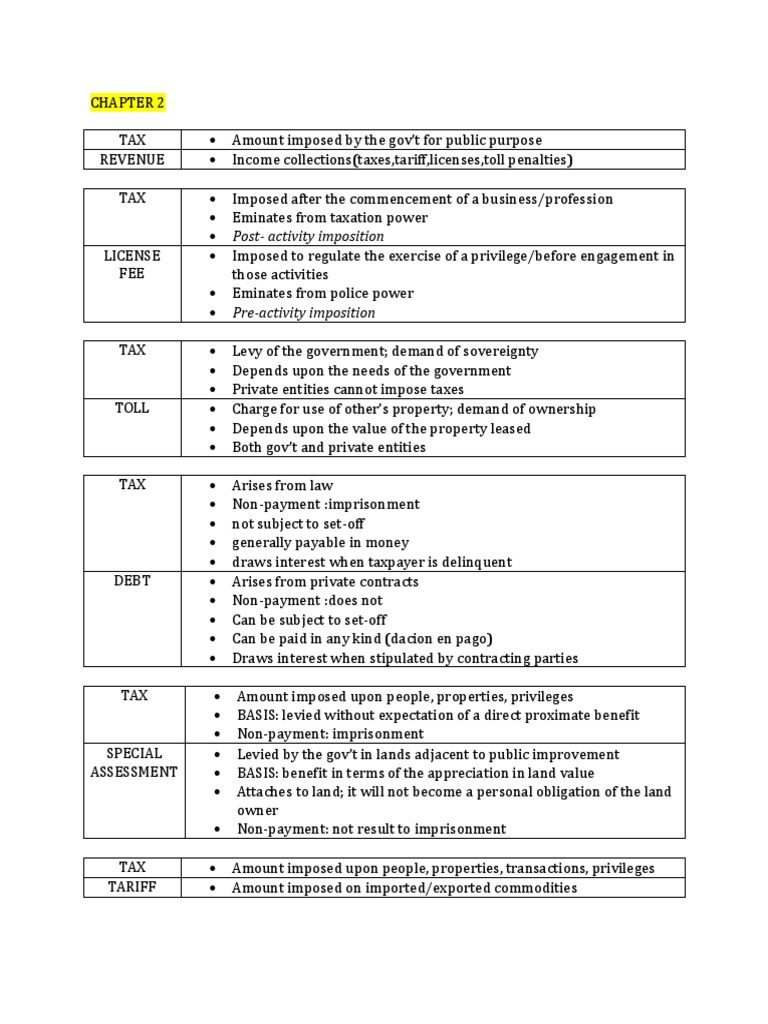 Taxation Reviewer | Income Tax | Taxes