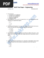 ECAT Test Sample Test Papers - New | PDF | Oscillation | Macromolecules