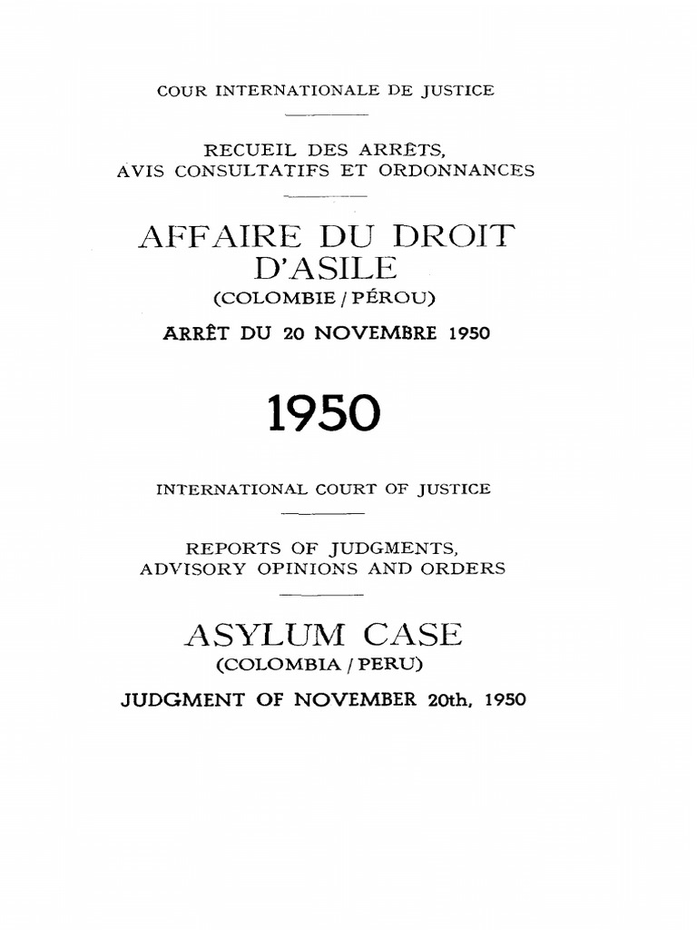 (Full) Asylum Case | PDF | Refugee | Extradition