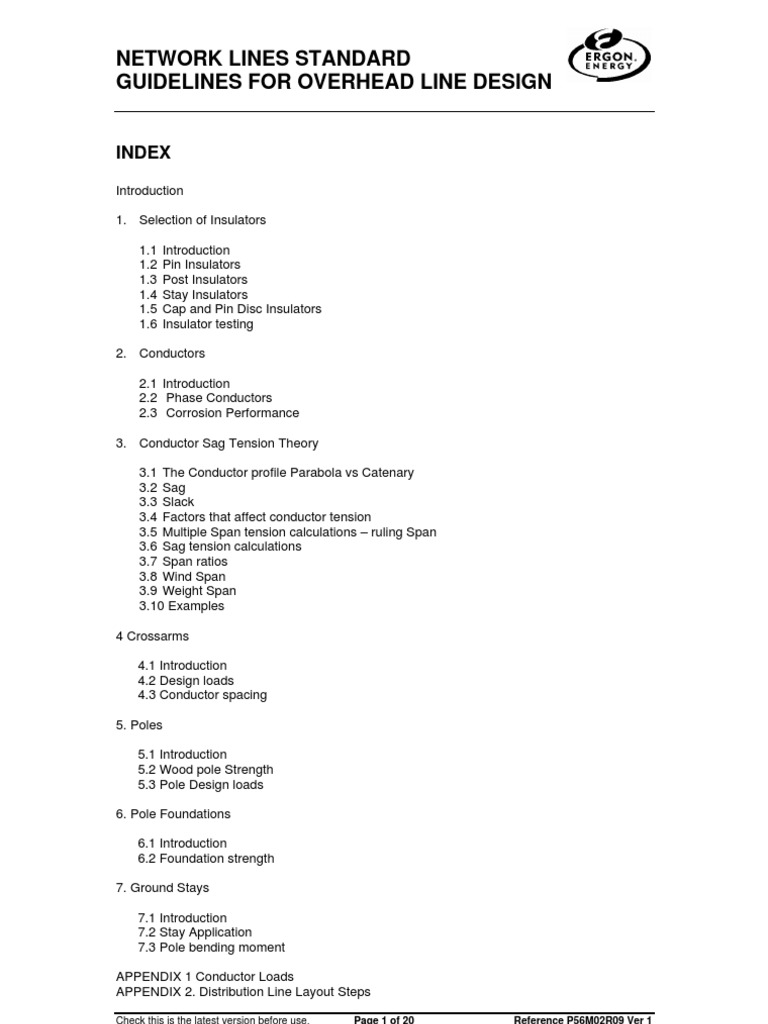 Guidelines For Overhead Line Design | PDF | Insulator (Electricity ...