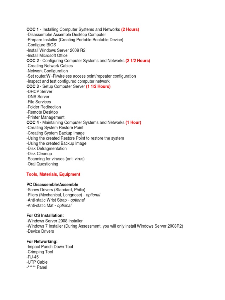 Coc 1 | PDF