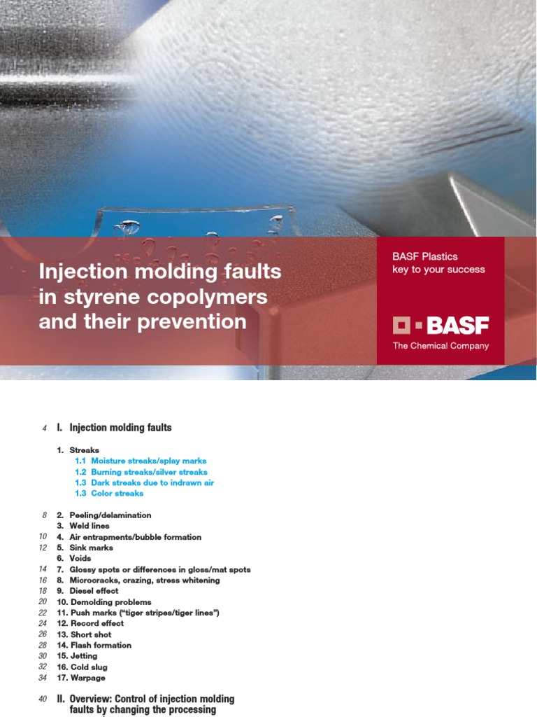 BASF Injection Molding Defects PDF | PDF | Casting (Metalworking ...