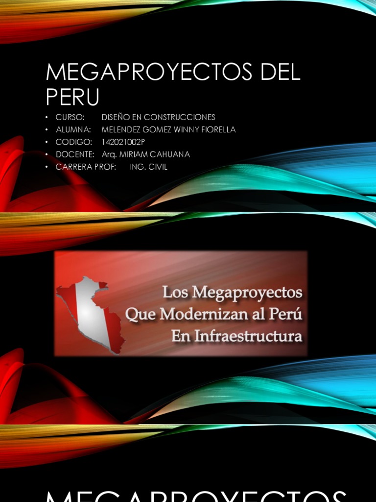 Megaproyectos Del Perú | PDF | Lima | Perú