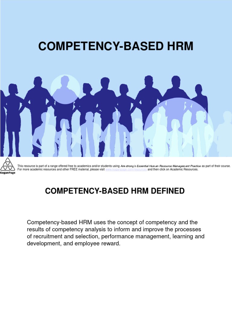 Competency Based HRM | PDF | Competence (Human Resources) | Human ...