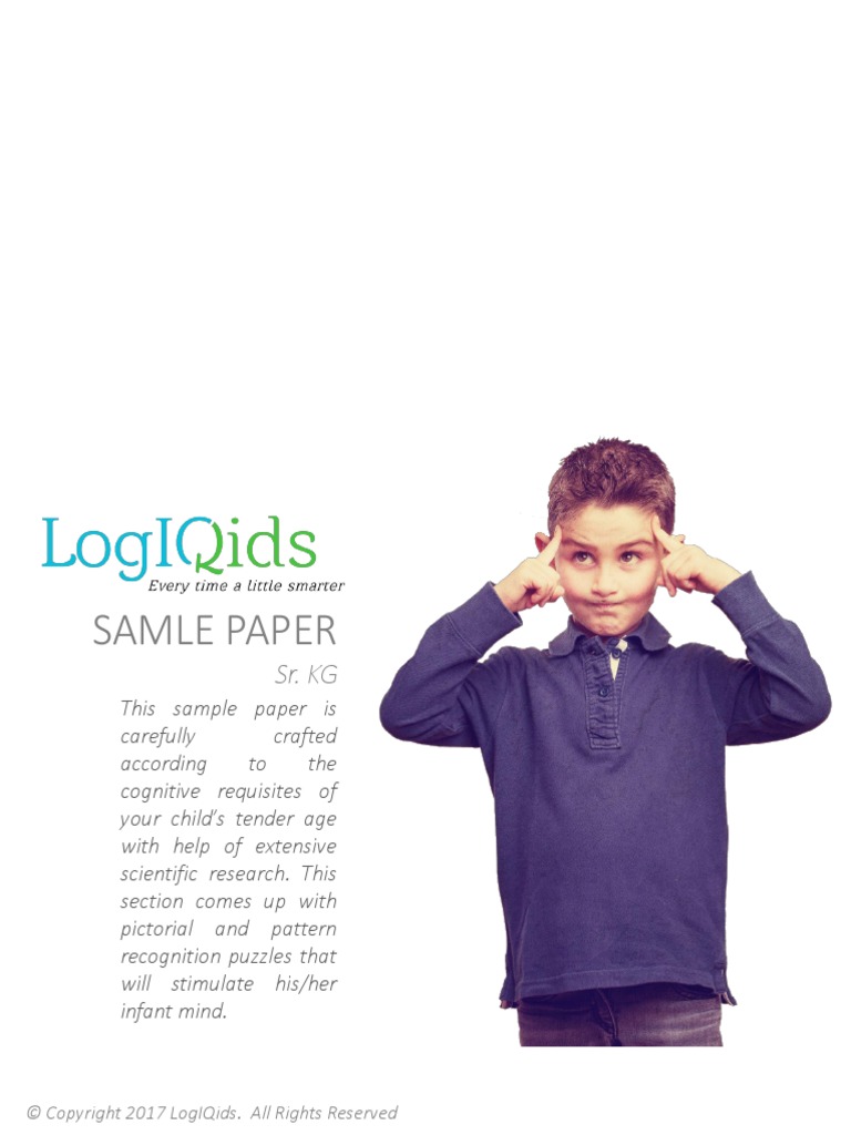 Logiqids Sample Paper KG Final | PDF | All Rights Reserved | Critical ...