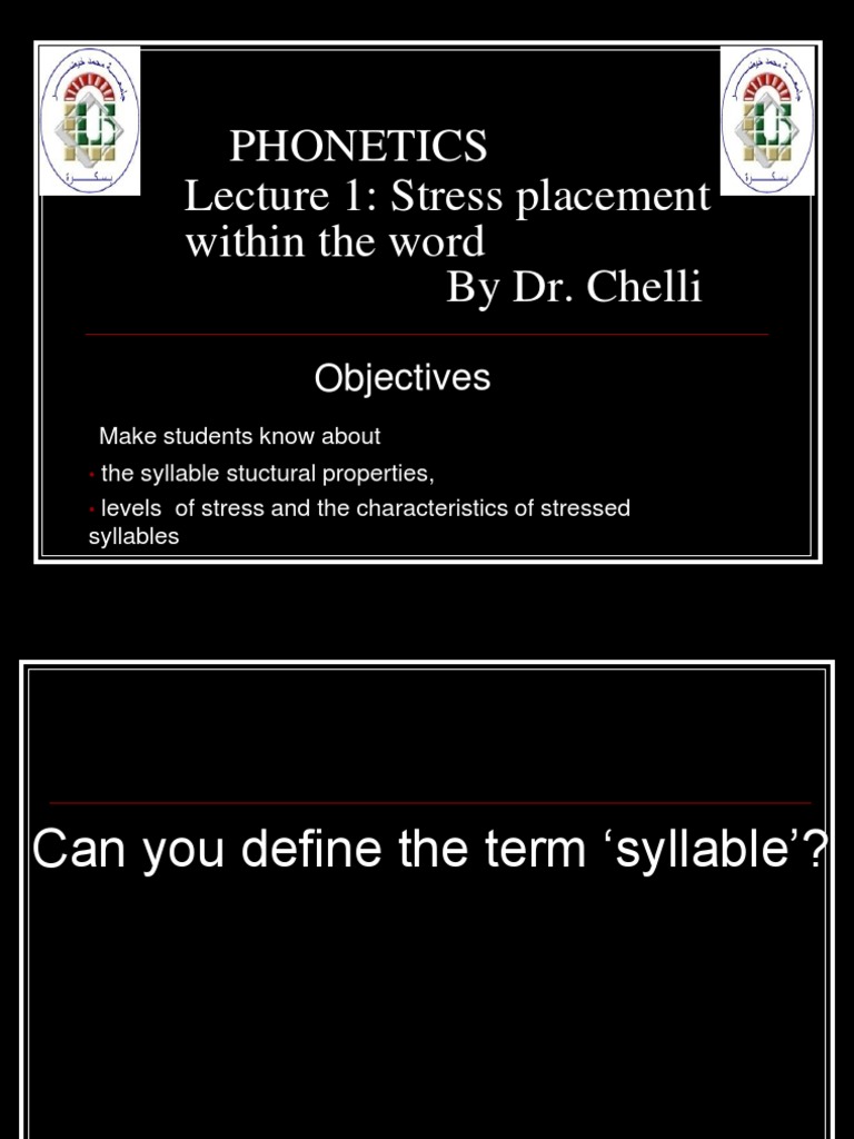 Understanding English Word Stress | PDF | Syllable | Stress (Linguistics)
