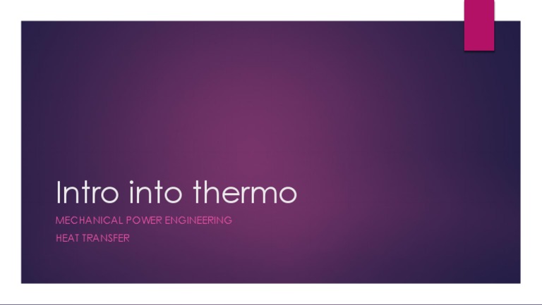 Intro Into Heat | PDF