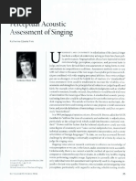 CAPE-V Scoring Guidelines and Example | PDF | Human Voice | Perception