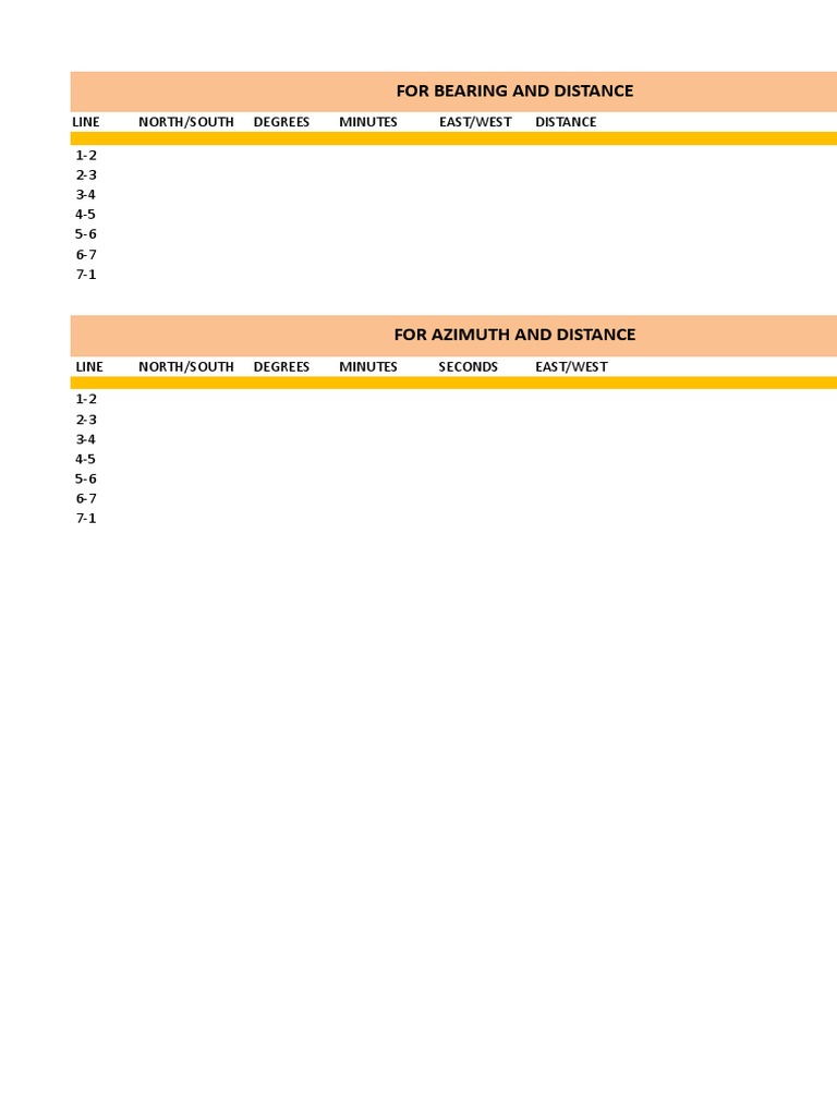 Azimuth To Autocad Input | PDF