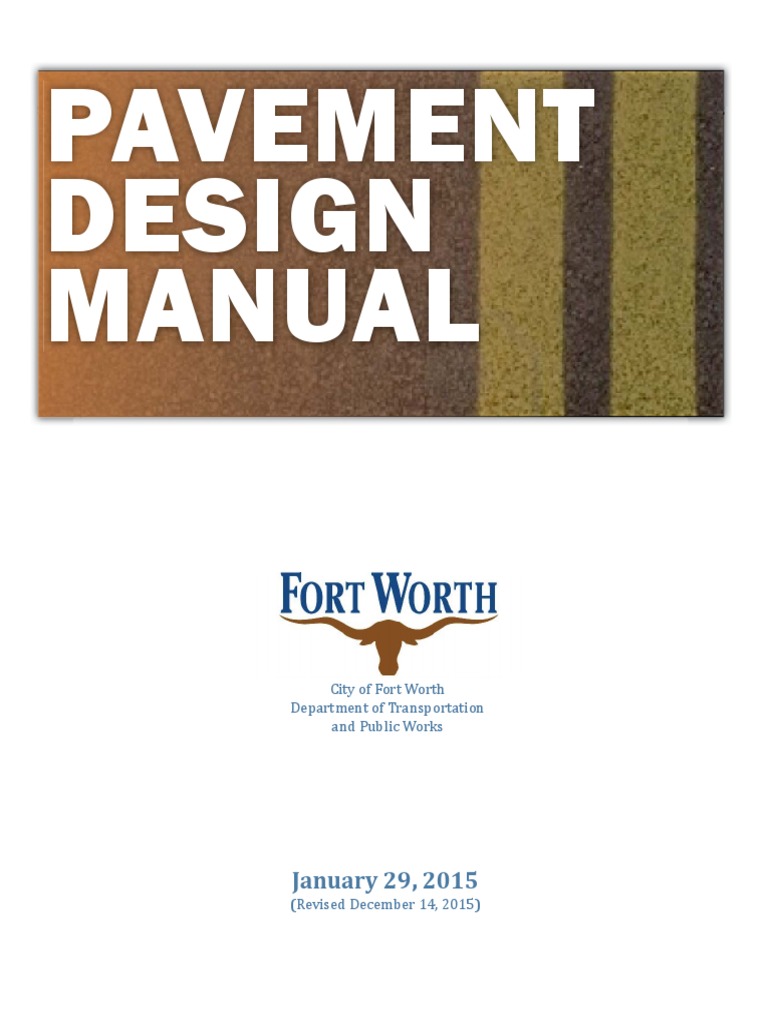Pavement Manual Pdf Road Surface Geotechnical Engineering