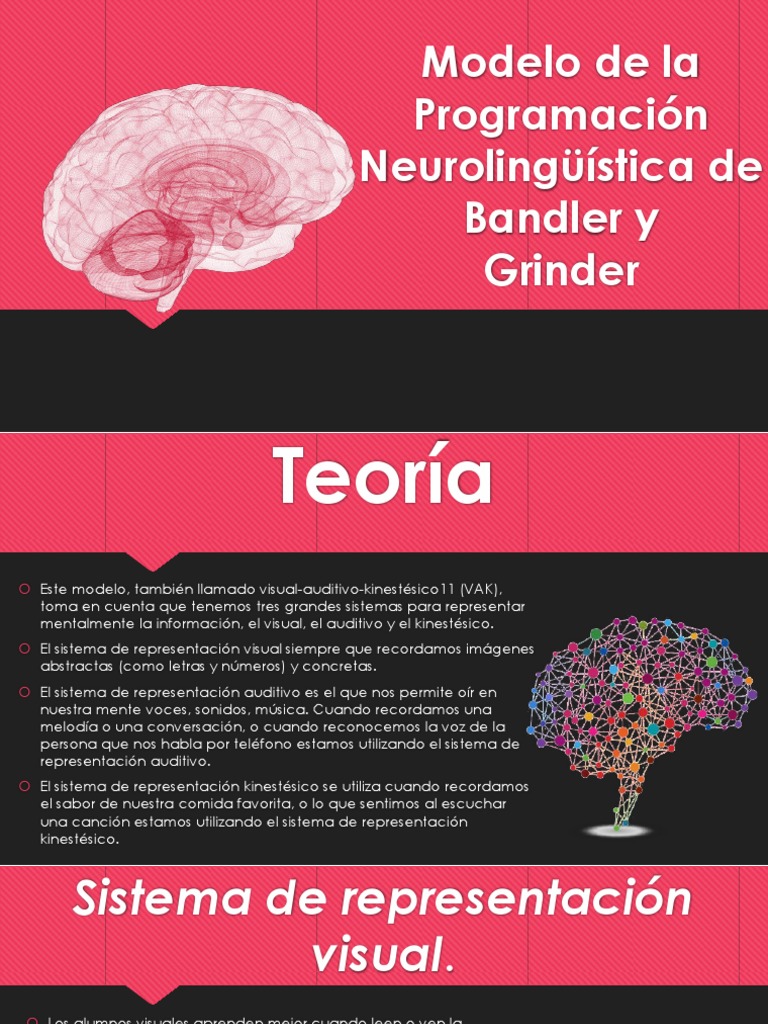 Modelo de La Programación Neurolingüística de Bandler y | PDF | Imagen | Aprendizaje