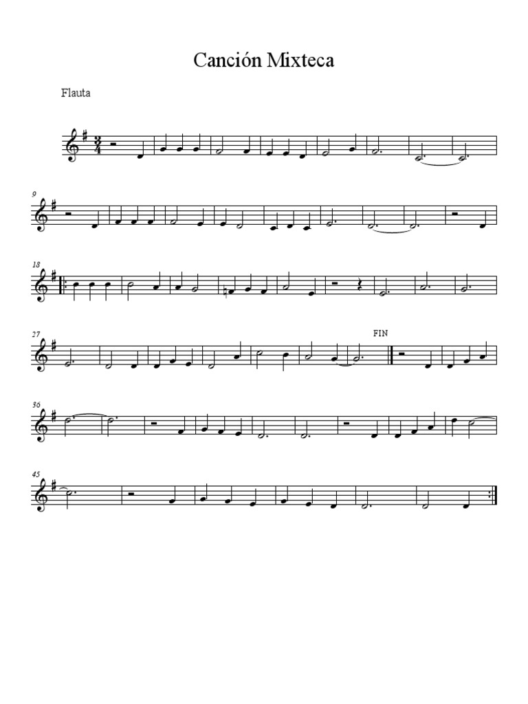 Canción Mixteca | PDF