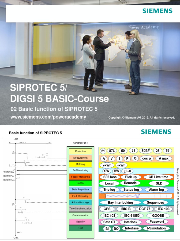 02 - D03 - Basic Funtion of SIPROTEC 5 | PDF | Electric Power ...