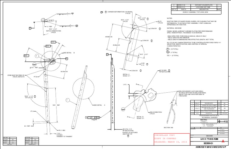 90399-01 - Lock Post | PDF | Industrial Processes | Metalworking