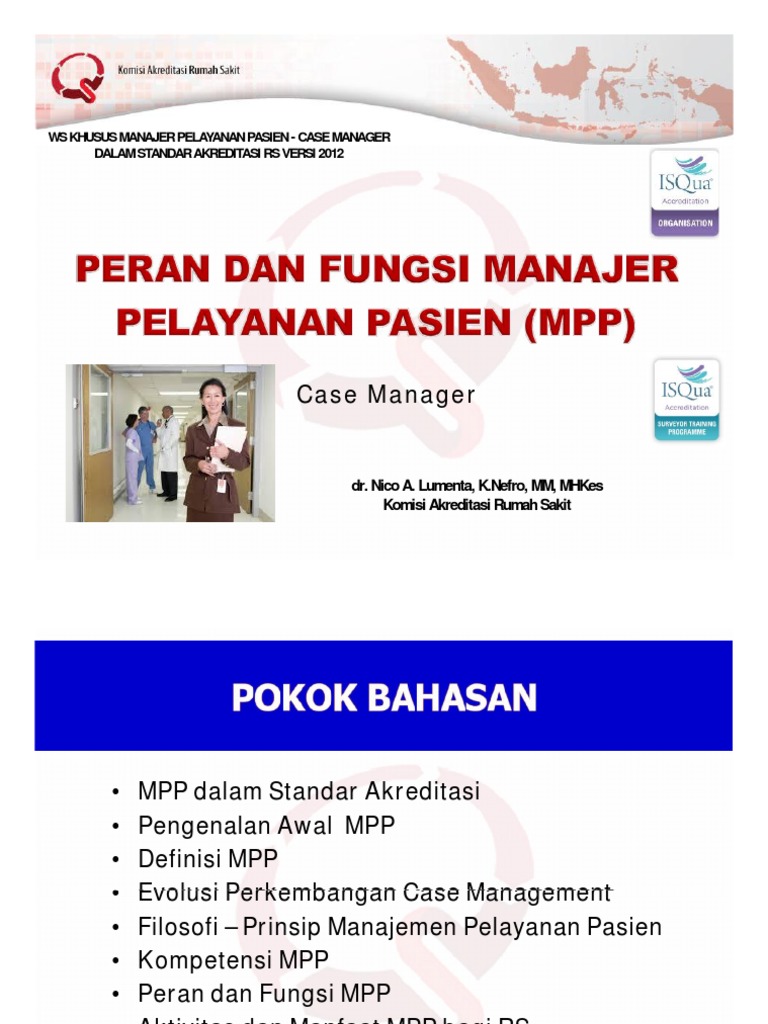 Peran Dan Fungsi MPP | PDF | Kesehatan Holistik