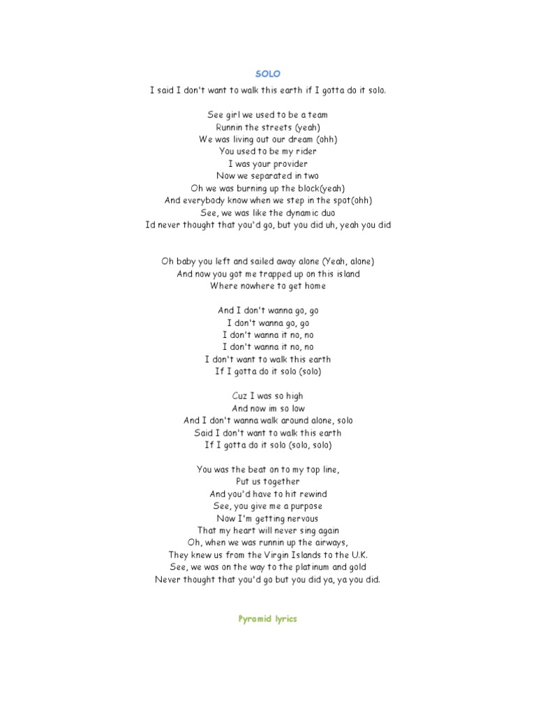 Noah Lyrics | PDF | Leisure | Nature