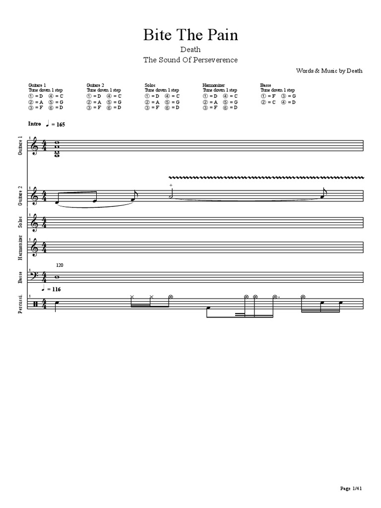 Death - Bite The Pain | PDF