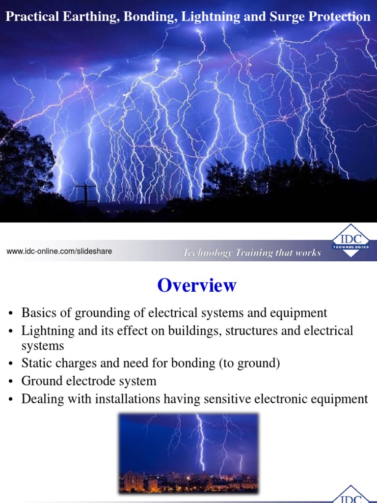 Grounding and Lightning Protection Training | PDF | Lightning ...