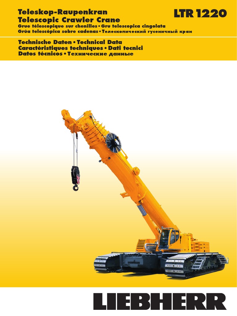 Datos Técnicos Grúa LTR 1220 | PDF | Economía (general)