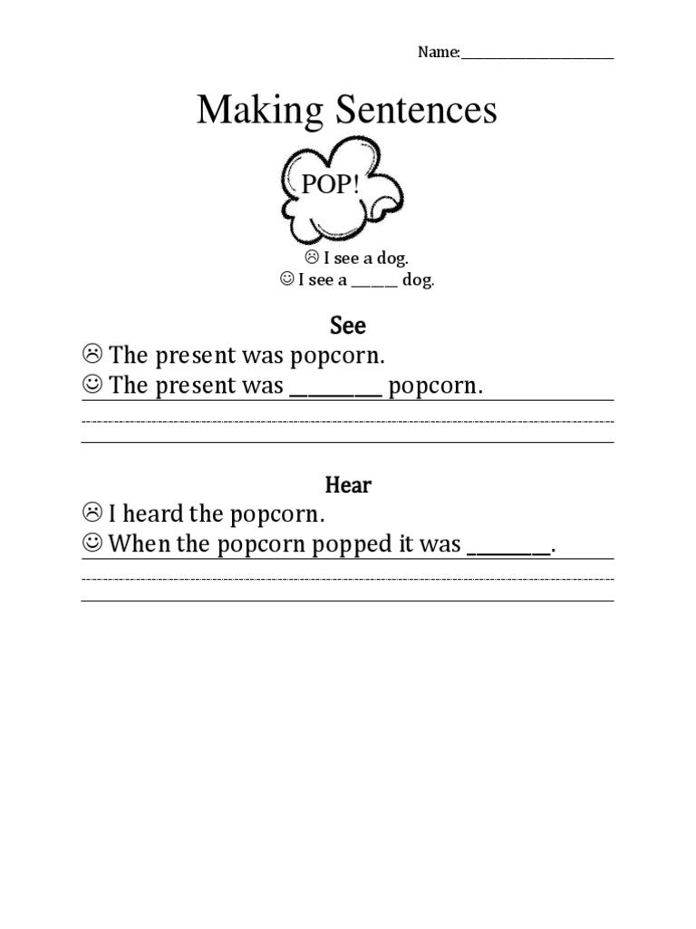 Making Sentences Pop | PDF