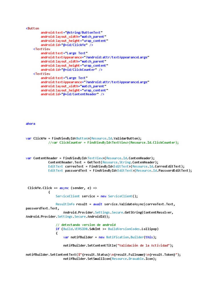 Button: //var Clickcounter Findviewbyid (Resource - Id.Clickcounter ...