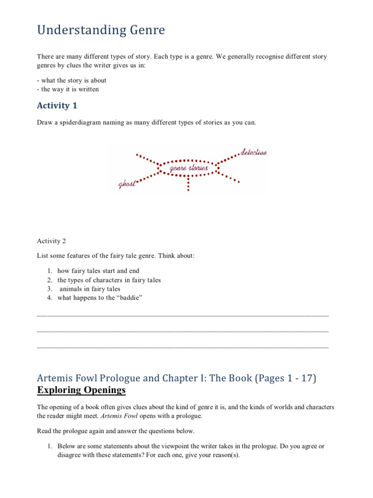 Artemis Fowl Lesson 1 | PDF