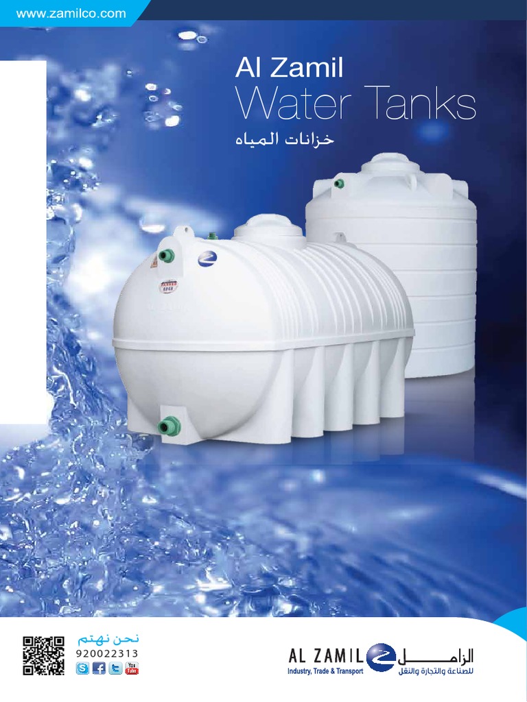 Al Zamil Water Tanks | Polyethylene | Strength Of Materials | Free 30 ...