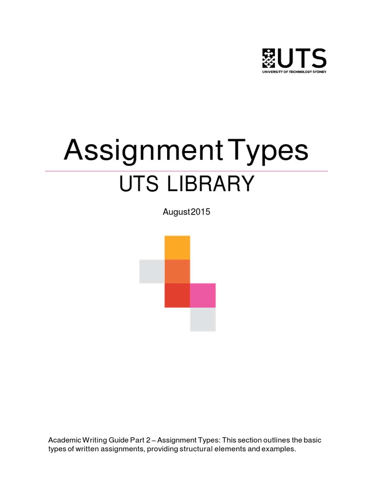 Academic Writing Guide Part 2 - Assignment Types | PDF | Hypothesis ...