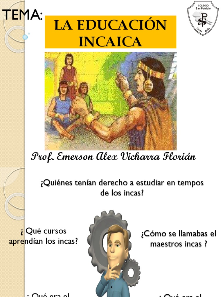Educacin Incas 130520151924 Phpapp01 | PDF | Imperio Inca