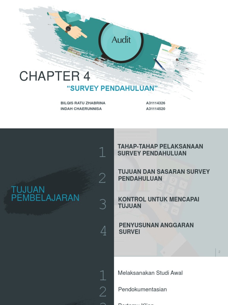 Kel. 2 (Survei Pendahuluan, Program Audit) | PDF