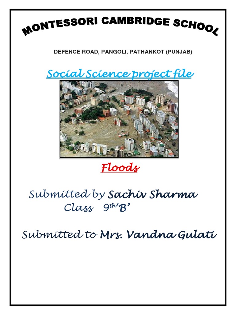 Floods Project File | PDF | Flood | Erosion