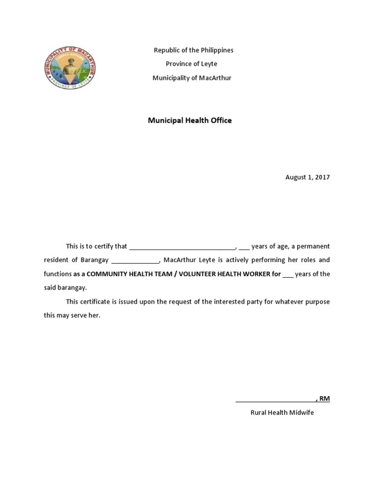 Midwife Certificate | PDF