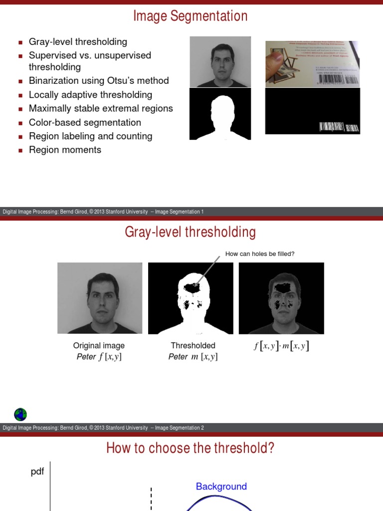 6 Image Segmentation Combined | PDF | Image Segmentation | Image Processing