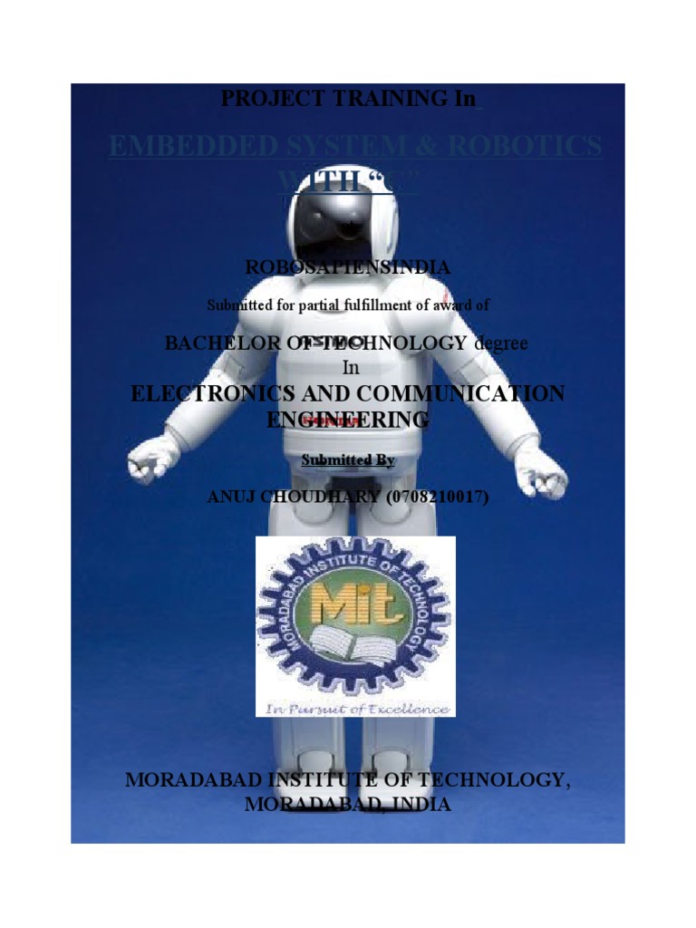 Embedded System & Robotics With "C ": Project Training in | PDF ...