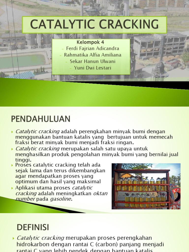 Catalytic Cracking - Revisi | PDF